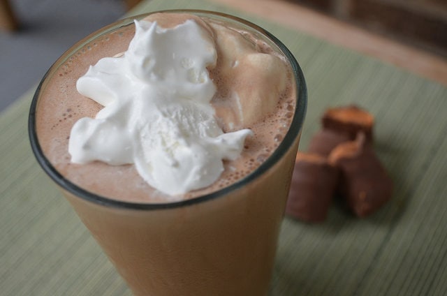 Nik's Butterfinger Protein Shake - Bariatric Foodie