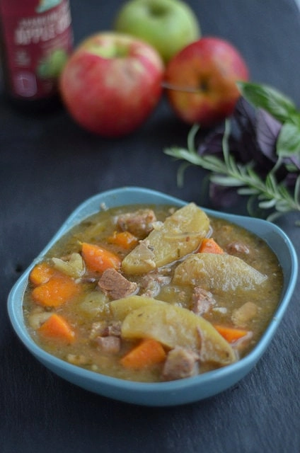 Yummy Fall Pork & Apple Stew - Bariatric Foodie